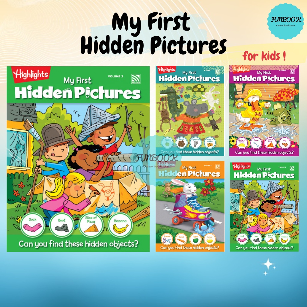 [FUNBOOK] ไฮไลท์: My First Hidden Pictures - หนังสือเกมสําหรับเด็ก ...