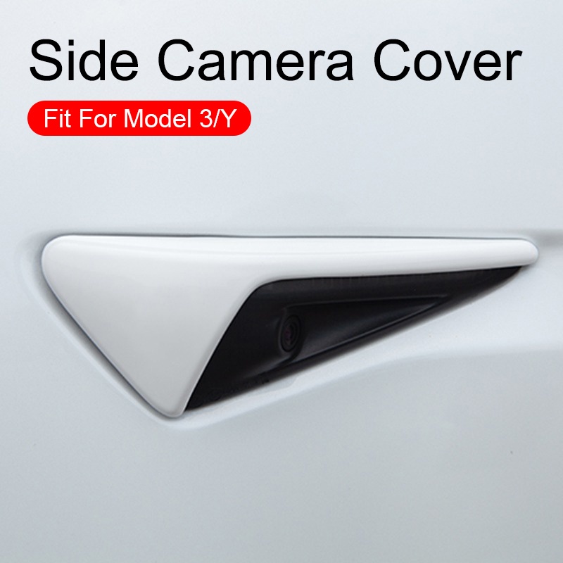 2PCS Matte Finish Carbon Fiber Car Side Camera Protectiver Cover ...