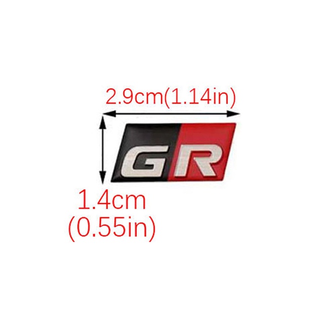 Car Steering Wheel Center Logo Emblem Labeling Sticker For Toyota Gr ...