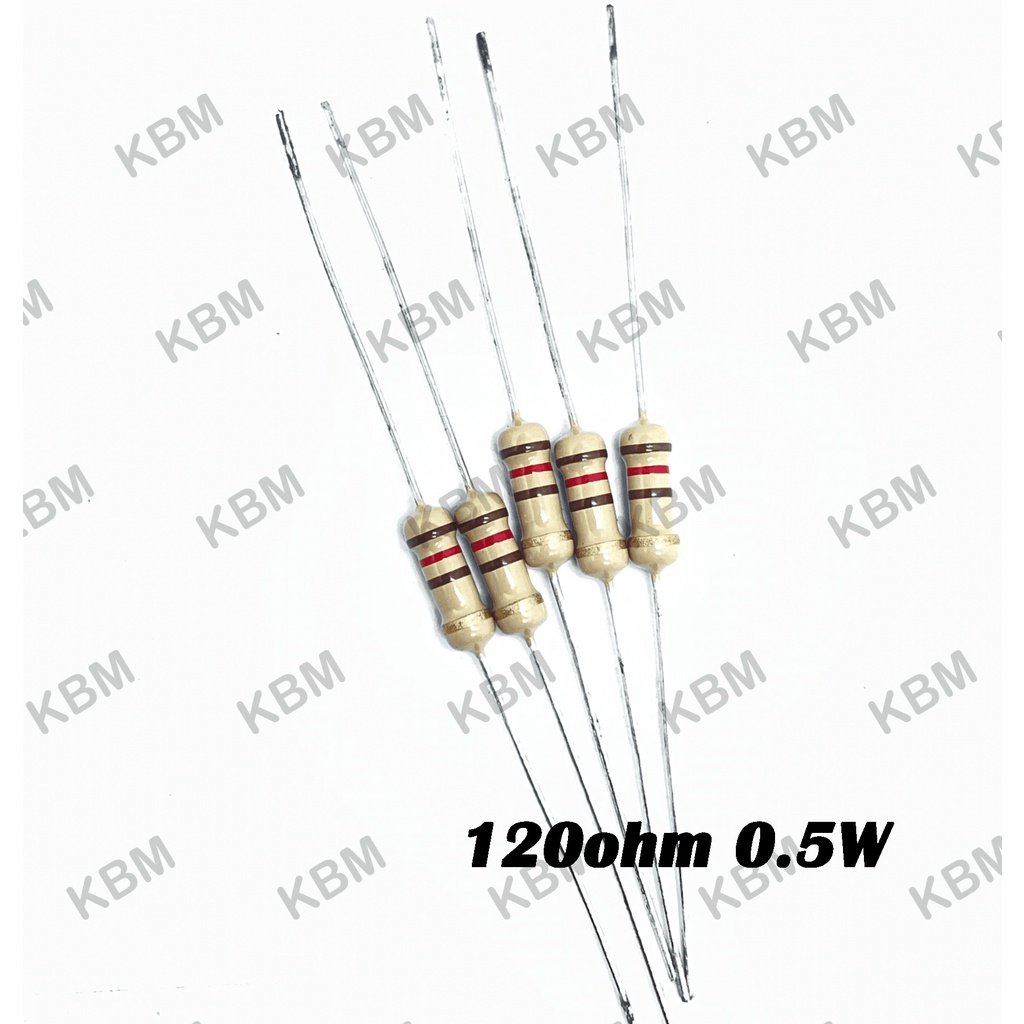 Resistor ตัวต้านทาน 120ohm 0.25W 0.5W 2W 3W 5W 10W SMD | Shopee Thailand