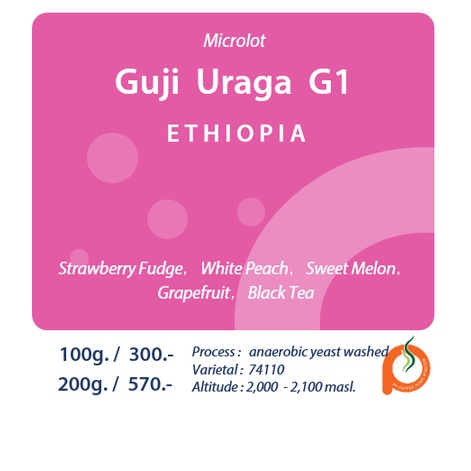 Ethiopia Guji Uraga G1 (Anaerobic with Yeast Washed) / 100g / 200g ...