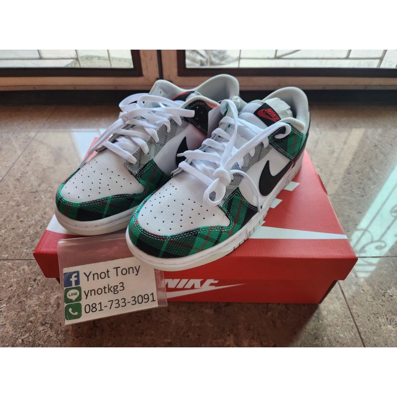 Nike Dunk Low Retro Premium Tartan (Plaid) ของแท้ป้ายไทยทุกคู่ | Shopee ...