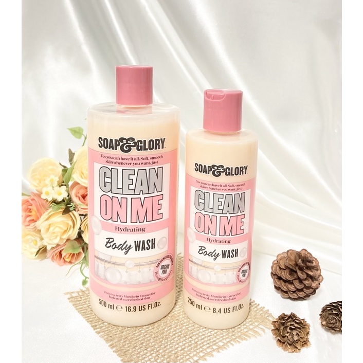 Soap & Glory Clean On Me Hydrating Body Wash 500 ml. | Shopee Thailand