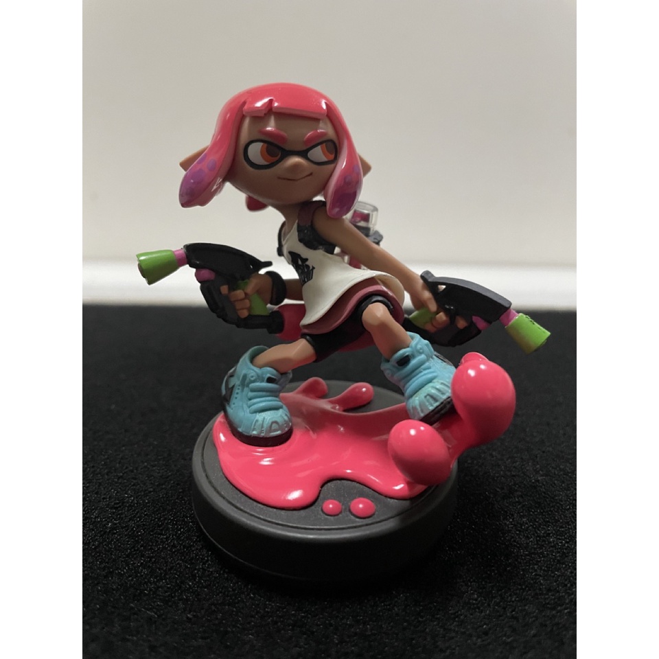 Amiibo Splatoon 2 Pink Inkling Girl, Purple Squid, Green Inkling Boy ...