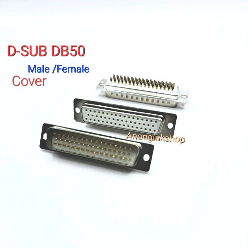 ราคา 1ตัว 👉👉D-SUB DB50 (DB-50 3แถว COVER DB DB50 ตัวผู้ ตัวเมีย ฝาครอบ DB | Shopee Thailand