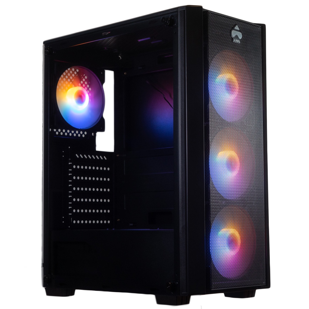 CASE (เคสเกมมิ่ง) AXEL MAXINE RGB ATX Mid-Tower Case Gaming | Shopee ...