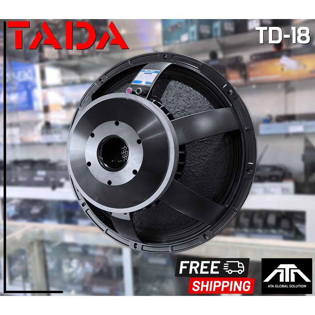 TADA TD18 (ราคาต่อ 1 ดอก) ดอกลำโพง TADA TD-18 ลำโพง 18 นิ้ว TD 18 Speaker POWER-800W โครงหล่อ ...