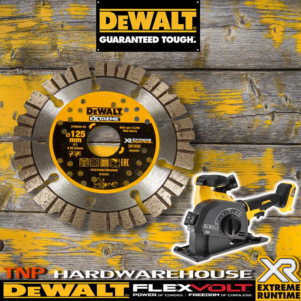 DEWALT DT90294 ใบตัดปูน ใบผ่าปูน สำหรับ DCG200 เส้นผ้านศูนย์กลาง 125 ...