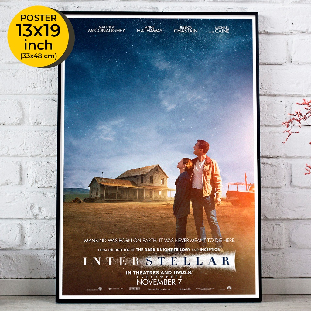 Interstellar 2014 Poster by Christopher Nolan อินเตอร์สเตลลาร์ ทะยานดาวกู้โลก | Shopee Thailand