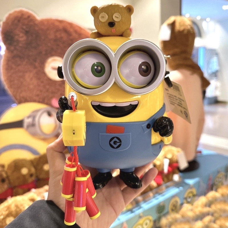ถังป๊อปคอร์น มินเนียน Beijing Universal UBR, minion BOB Chinese New ...