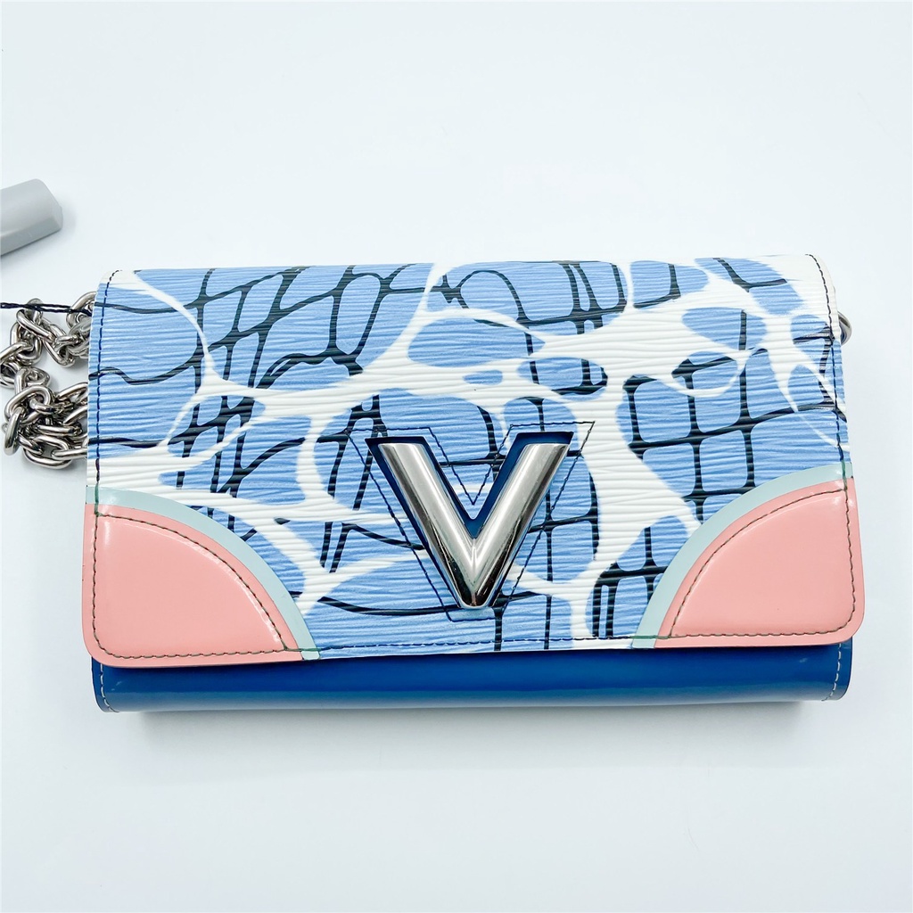 LV Louis Vuitton Twist Blue Water Ripple Limited Edition woc กระเป๋า ...