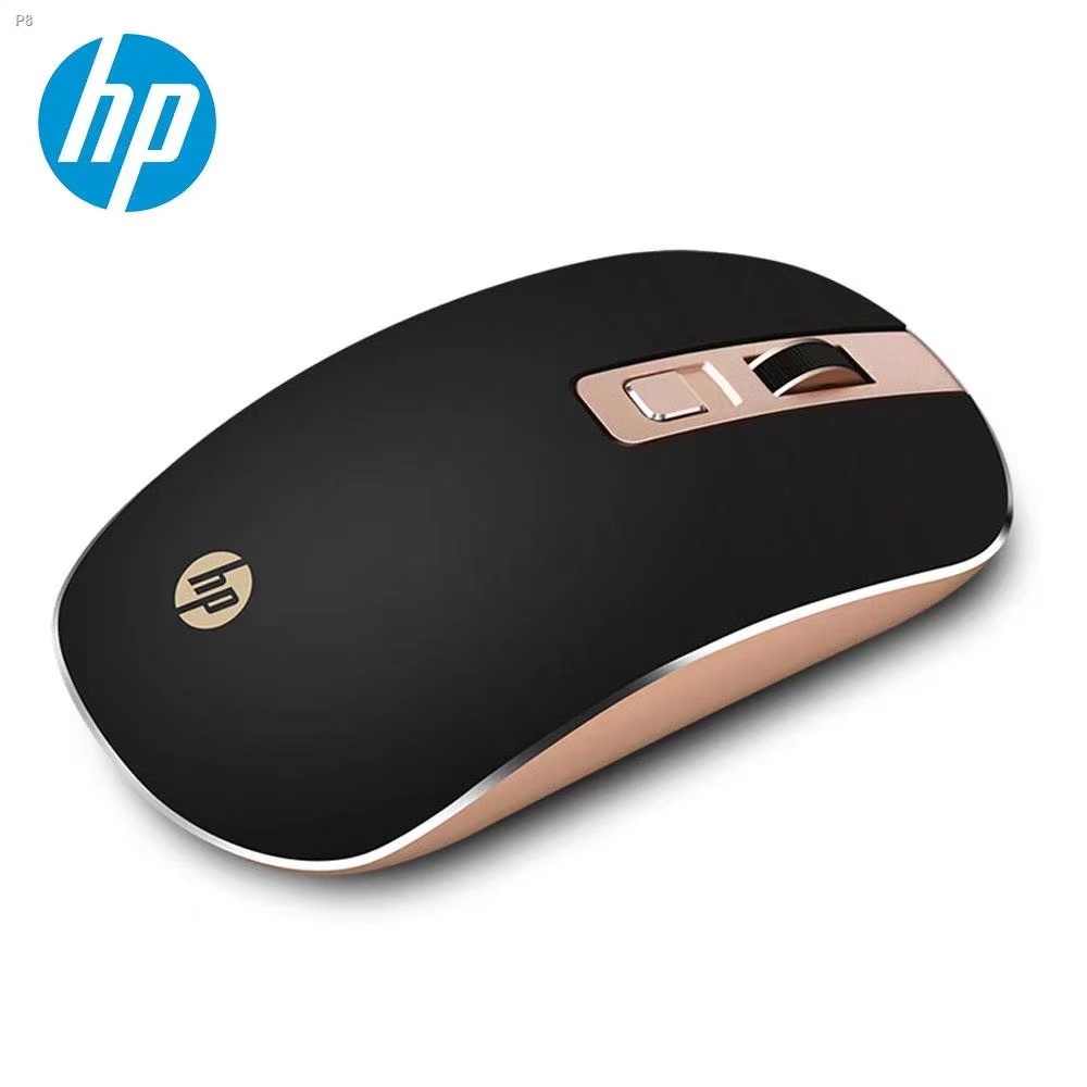 HP S4000 Silent Wireless Mouse เมาส์สำหรับสำนักงานธุรกิจสีดำสำหรับแล็ป ...