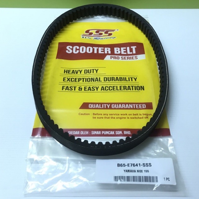 Sss PRO SERIES NVX155 BELT/ V-BELT/ BELTING YAMAHA (B65-E7641-SSS) NVX ...