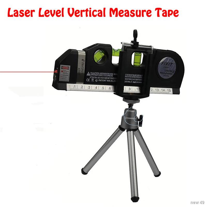 เครื่องมือวัด Laser Level Vertical Measure Line Tape Adjusted ...