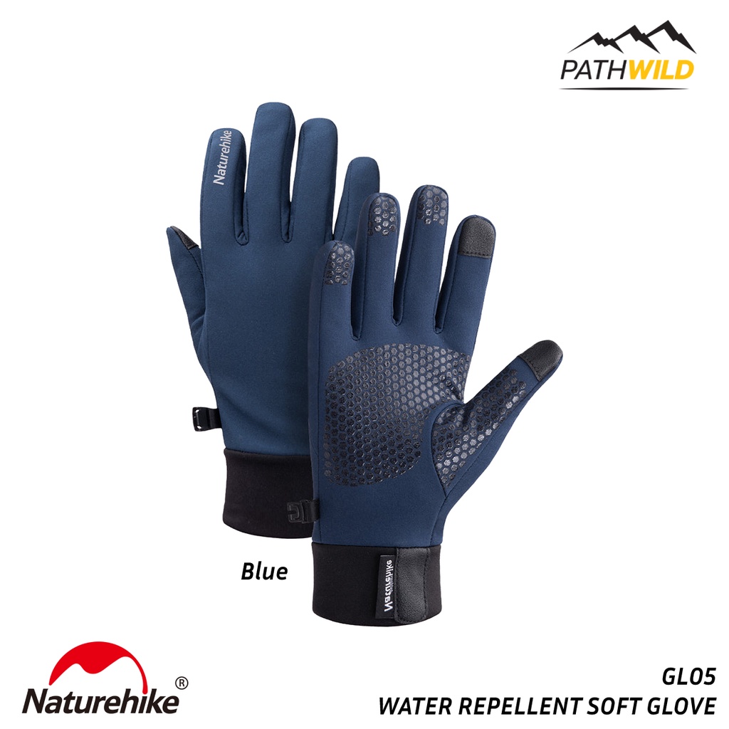 ถุงมือกันหนาว NATUREHIKE GL05 WATER REPELLENT SOFT GLOVE เนื้อผ้านุ่ม ...