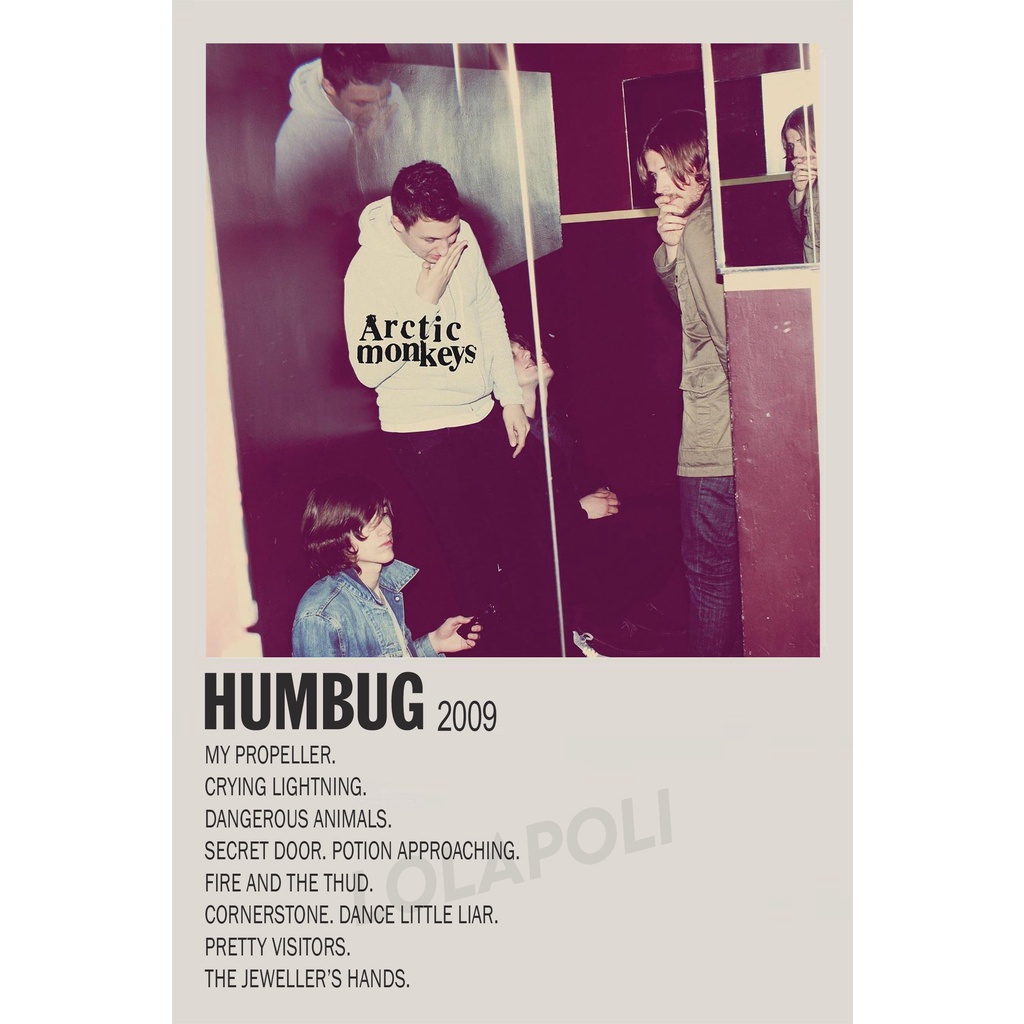 โปสเตอร์ปกอัลบั้ม Hummbug - Arctic Monkeys | Shopee Thailand