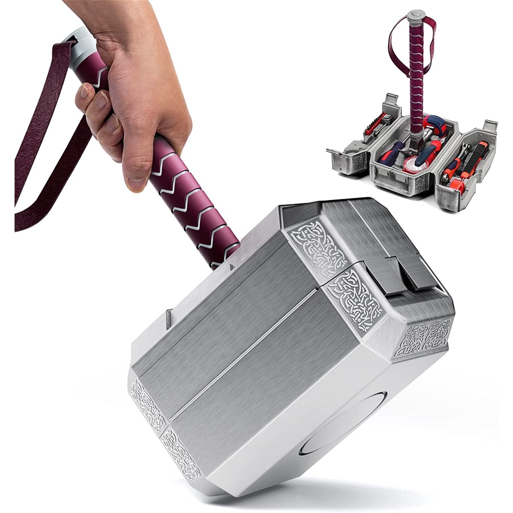 ⚡ ค้อนธอร์ กล่องเครื่องมือ THOR TOOL HAMMER เซ็ตกล่องอุปกรณ์เครื่องมือช่าง Thor Mjolnir Hammer 1 ...