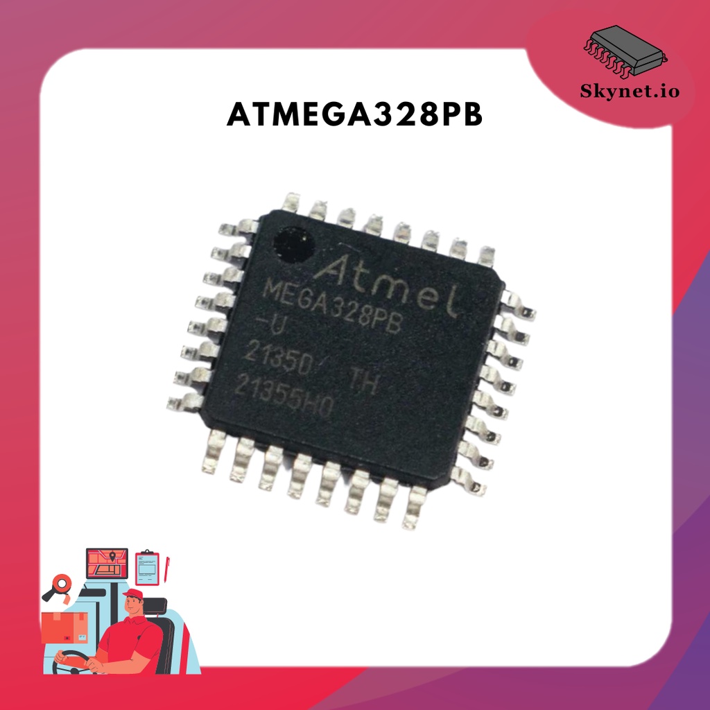 ATMEGA328PB ( 2x(UART SPI I2C) (TQFP-32) | Shopee Thailand
