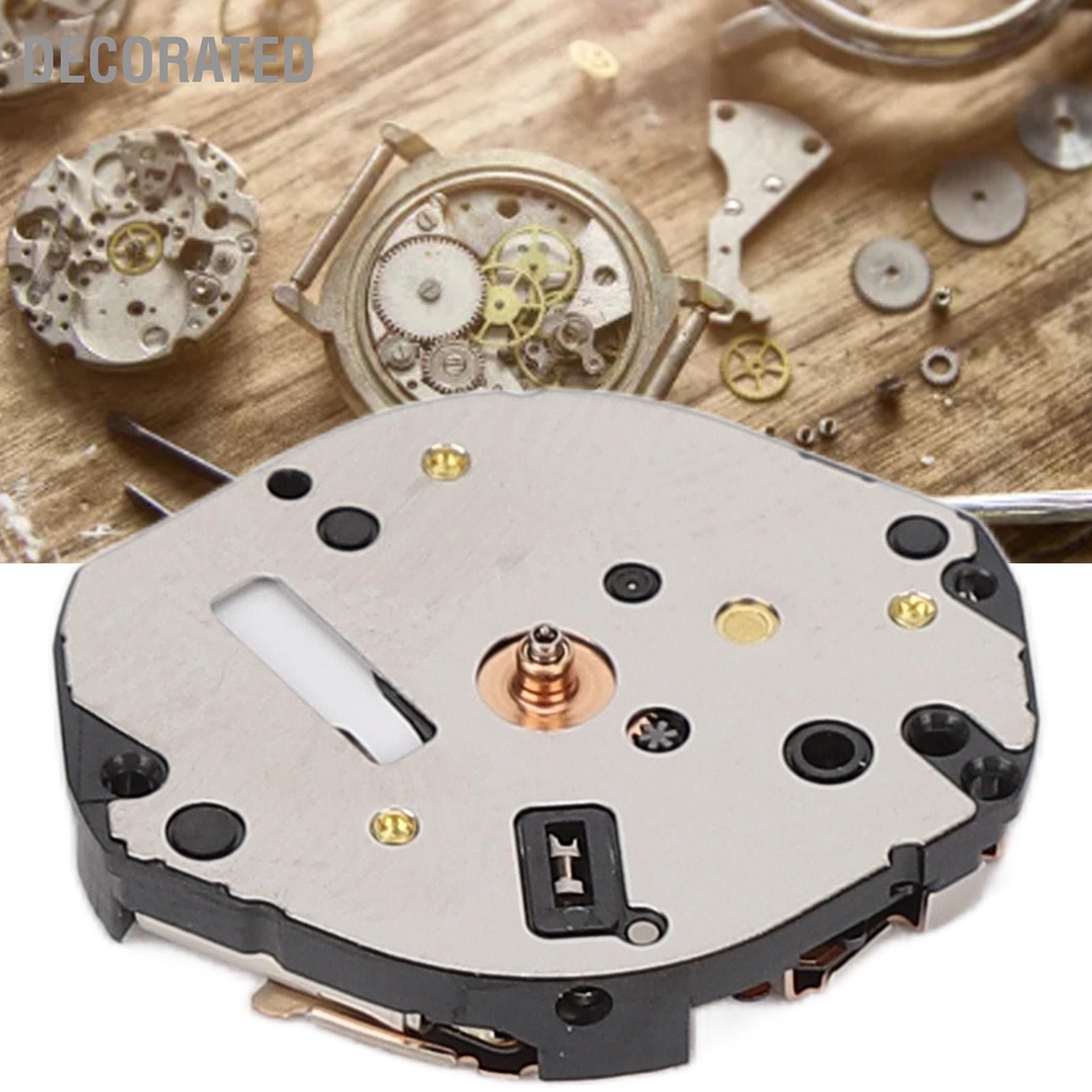 Decorated Y121 นาฬิกาควอตซ์การเคลื่อนไหว 3 เข็มอะไหล่ซ่อมการเคลื่อนไหว ...
