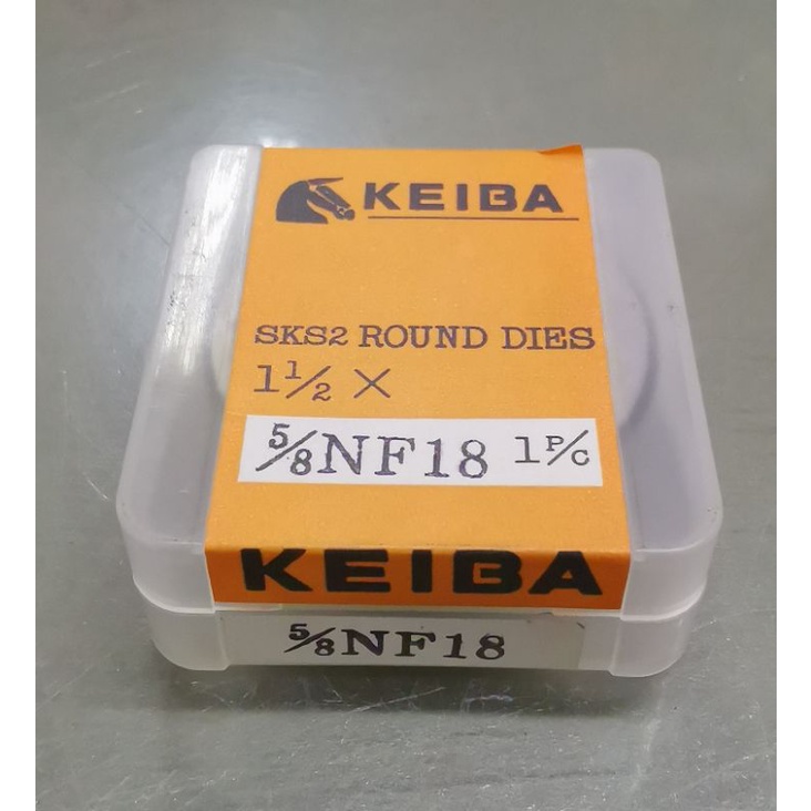 KEIBA KE-1003011 ลูกต๊าปกลม 5/8" NF เกลียว 18 วง1.5" ลูกต๊าป 5/8"X18 UNF 5/8NF18 | Shopee Thailand