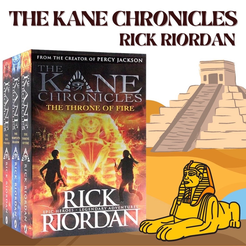 หนังสือชุด The Kane Chronicles by Rick Riordan **งานเกรด C ไม่สวย ...