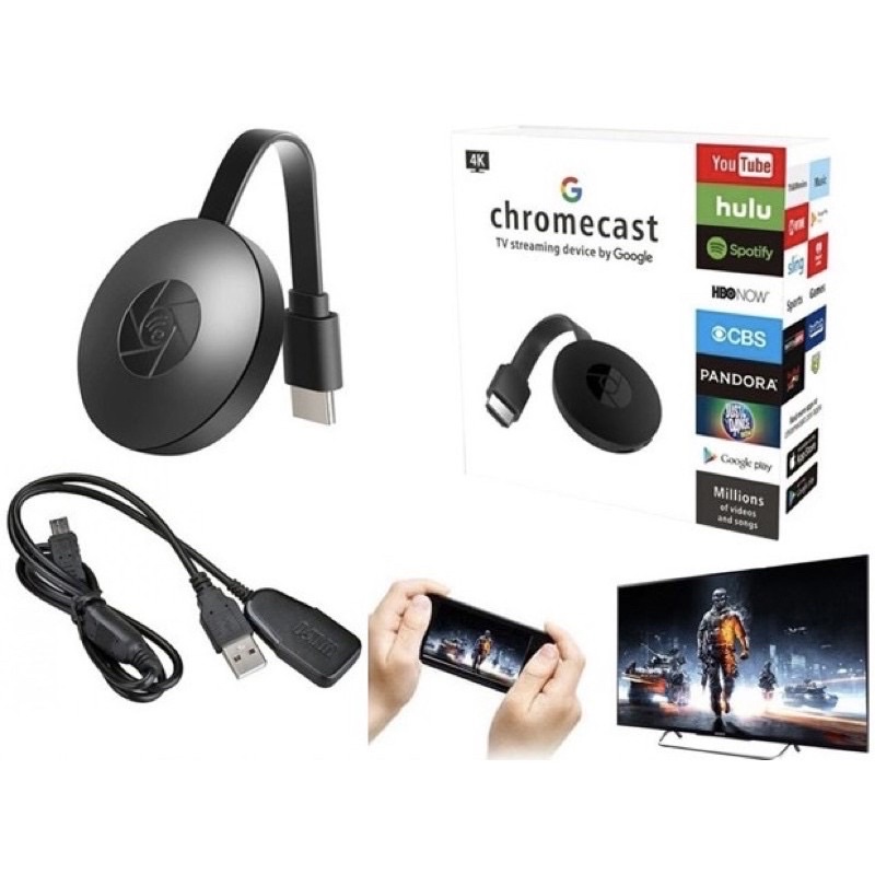 Chromecast Anycast Dongle HDMI Wifi HD ไร้สาย Mirascreen Miracast V2 ...