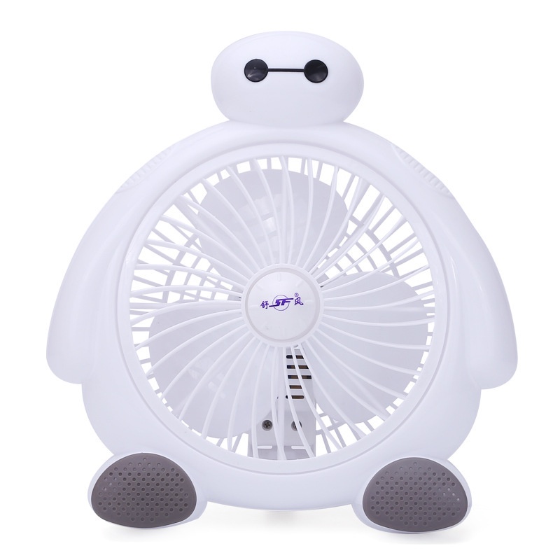 พัดลมตั้งโต๊ะลายการ์ตูน พัดลมลายสัตว์ พัดลมพกกพาขนาดเล็ก หน้ากว้าง 9 ...