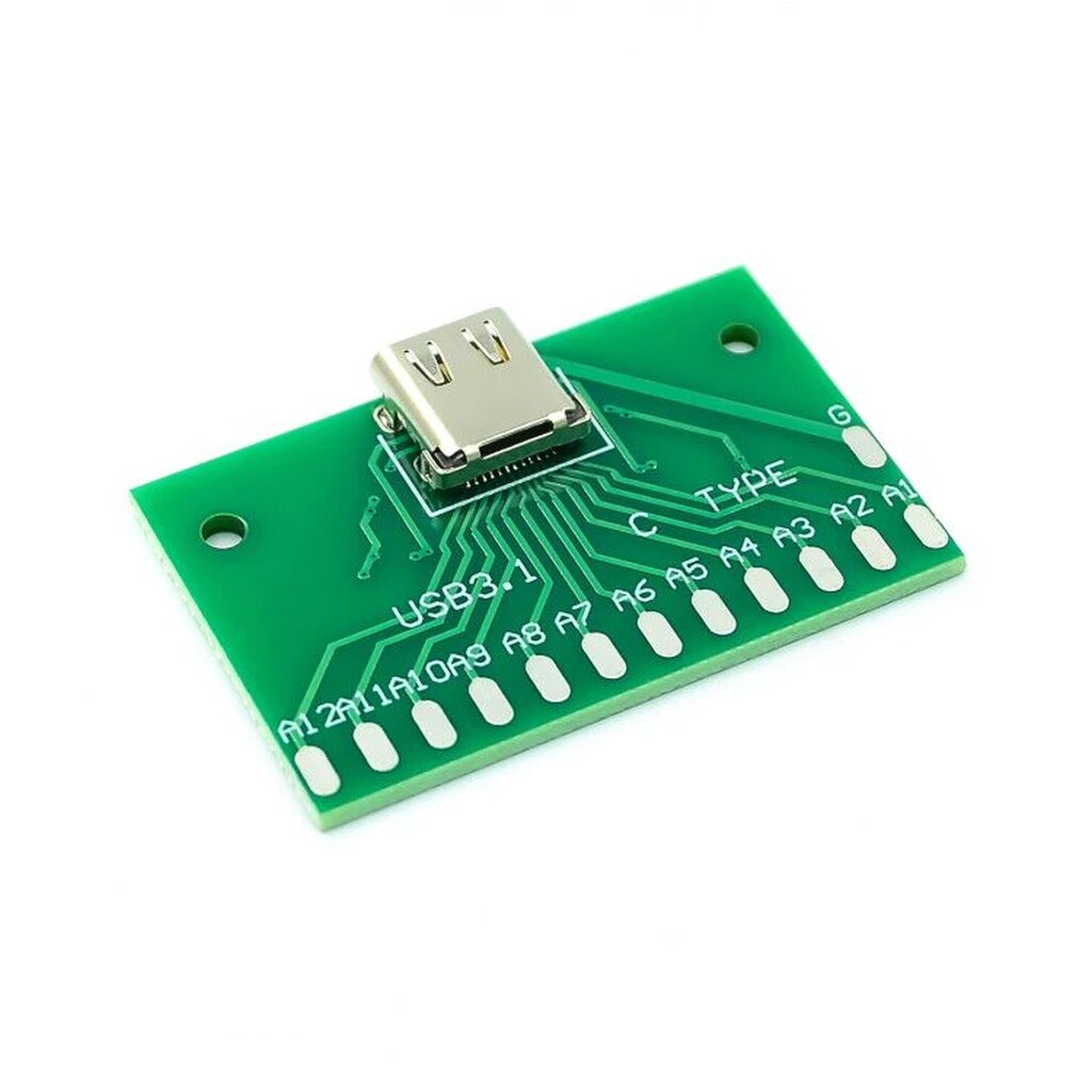 USB C Female Head Test Board USB 3.1 บอร์ดทดสอบ USB Type C | Shopee ...