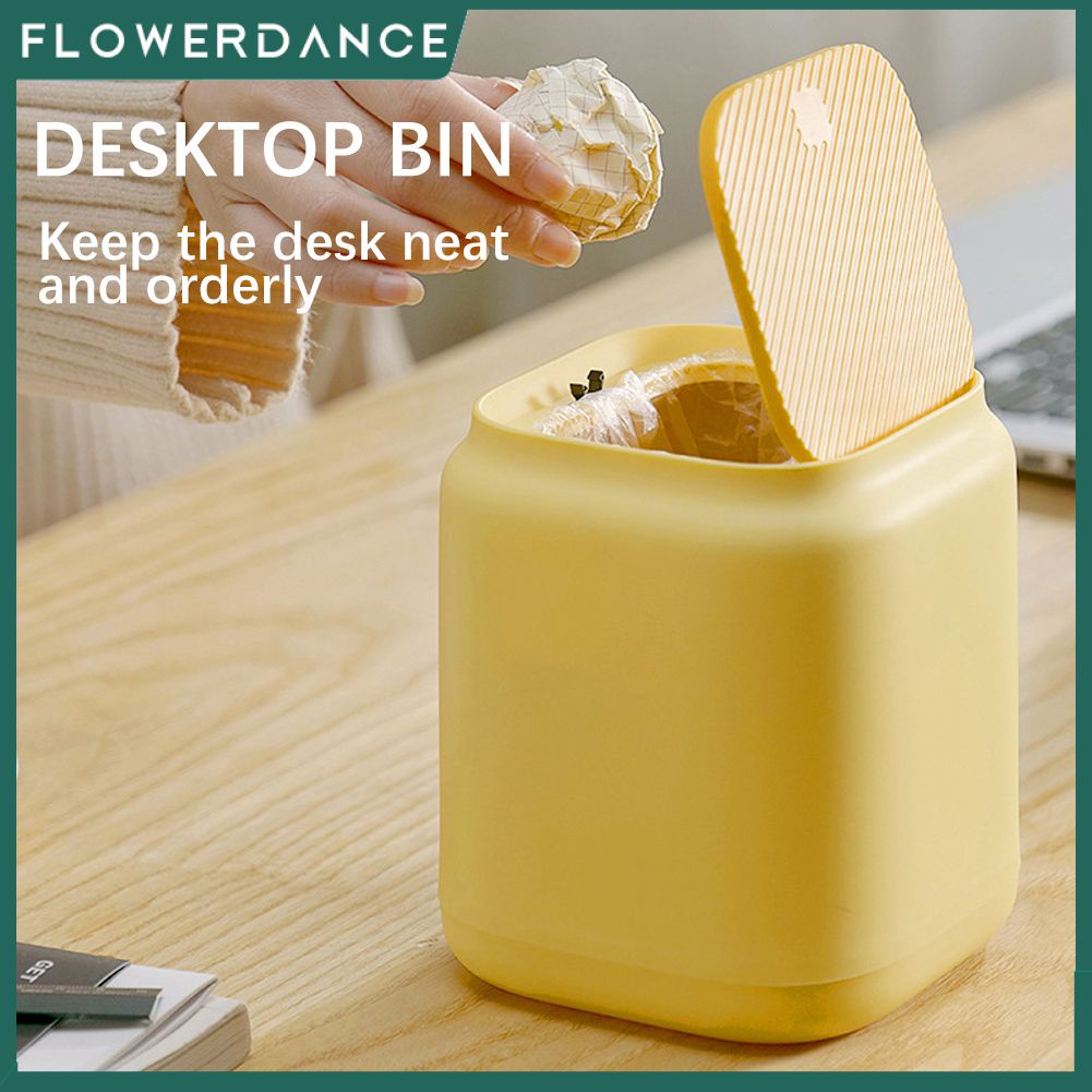 Mini Simplicity Desktop Dustbin สำหรับเดสก์ท็อปทำความสะอาดความจุสูง ...