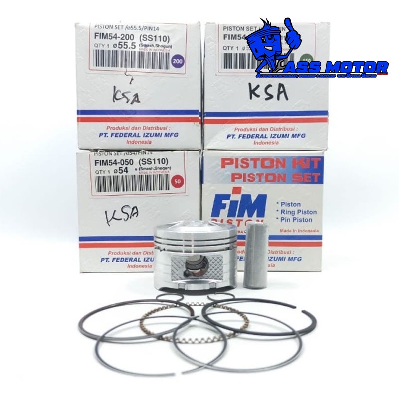 ชุดลูกสูบ SHOGUN 110 PISTON SMASH 110 PISTON KIT FIM 54 SMASH SHOGUN ...