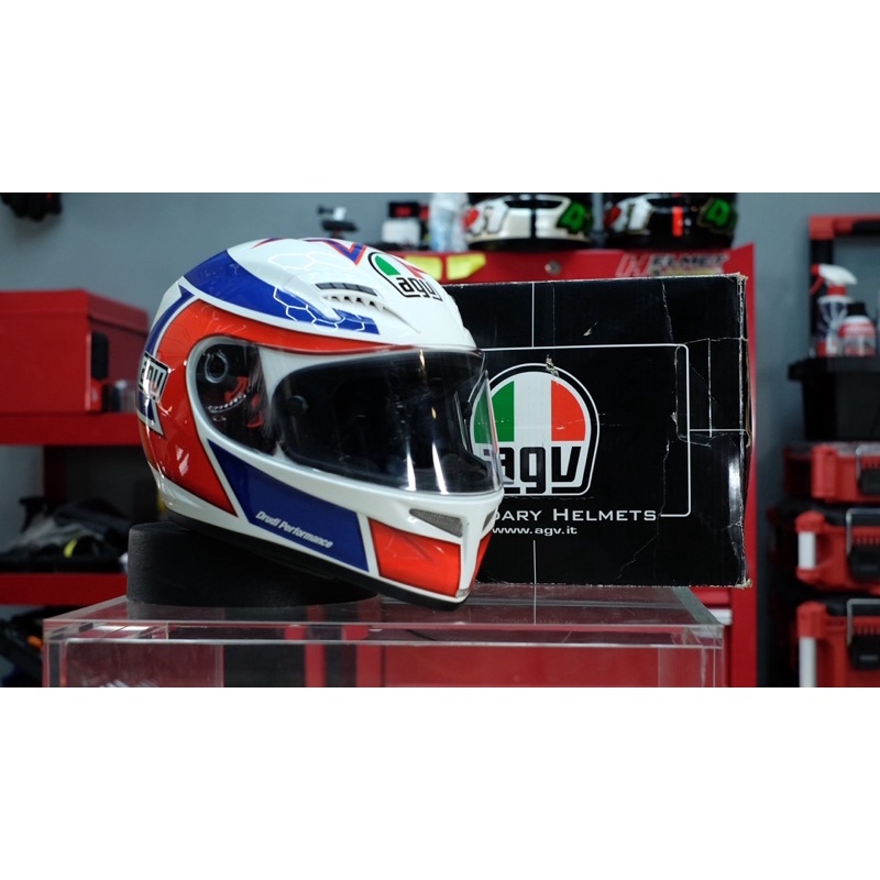 AGV Grid Replica Marco Lucchinelli Size L | Shopee Thailand