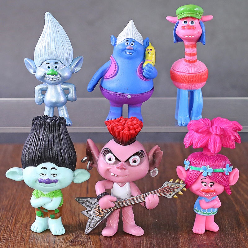 ฟิกเกอร์ตุ๊กตา Trolls World Tour Trolls 2 Poppy Satin Chenile ของเล่น ...