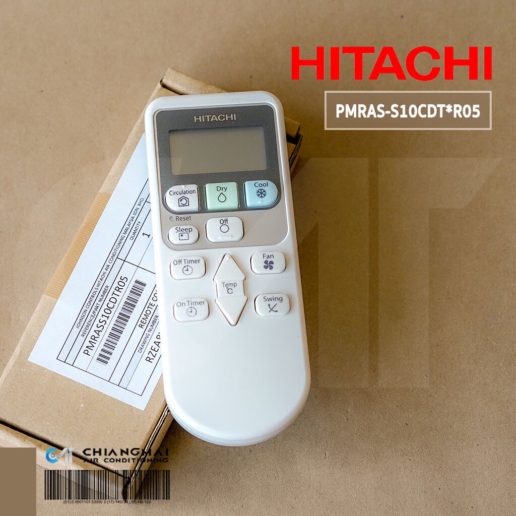PMRAS-S10CDT*R05 รีโมทแอร์ Hitachi (Remote Control) รีโมทแอร์ฮิตาชิ อะไหล่แอร์ ของแท้ศูนย์ ...