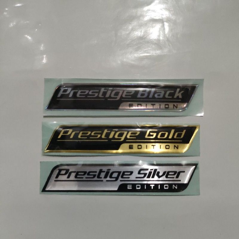Prestige Embossed Sticker ขนาด 8.5 x 1.5 (1 ชิ้น) | Shopee Thailand