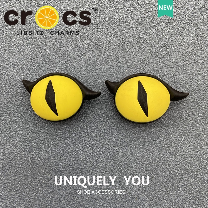 jibbitz crocs ของแทั 3D Eyeball Series รองเท้า ดอกไม้ รูรองเท้า อุปกรณ์เสริม สนุก หัวเข็มขัด ...