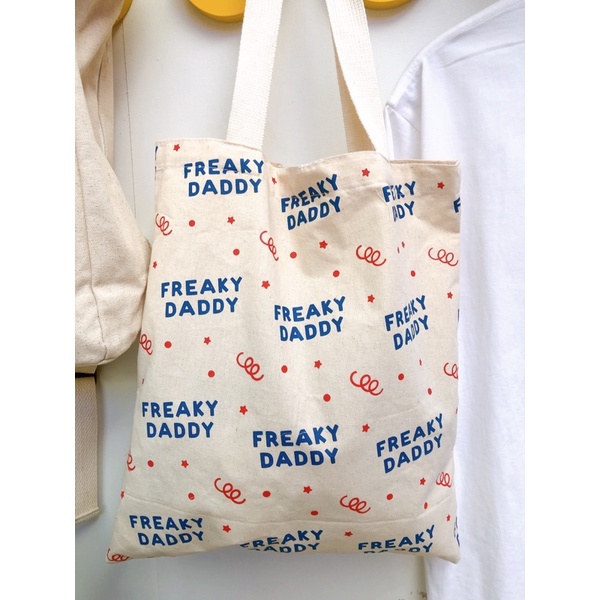 Freaky Tote Bag กระเป๋าผ้า | Shopee Thailand