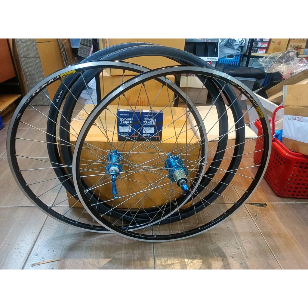 ล้อเสือหมอบ MAVIC OPEN PRO 650C ริมเบรค ดุม NOVATEC 32/32 10sp ซี่ลวด ...