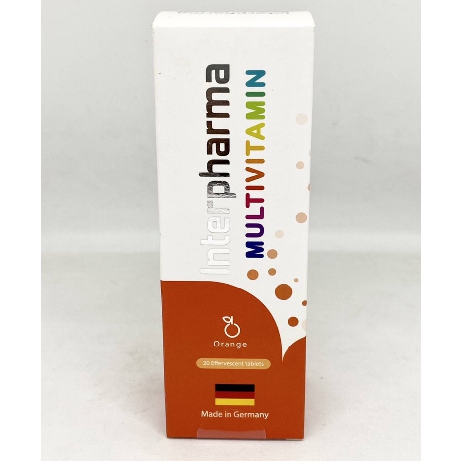 Multivitamin Interpharma Effervescent Tablets มัลติวิตามิน วิตามินรวม ...