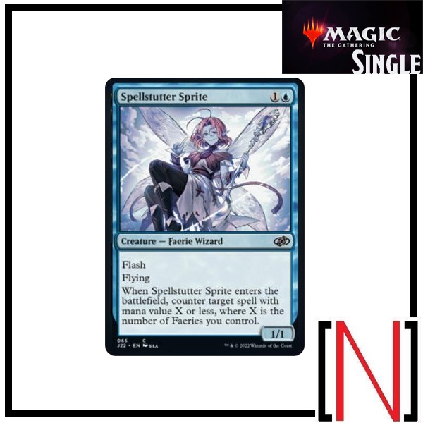 [MTG][Single][SCL][J22] Spellstutter Sprite ระดับ Common Anime [ภาษา ...