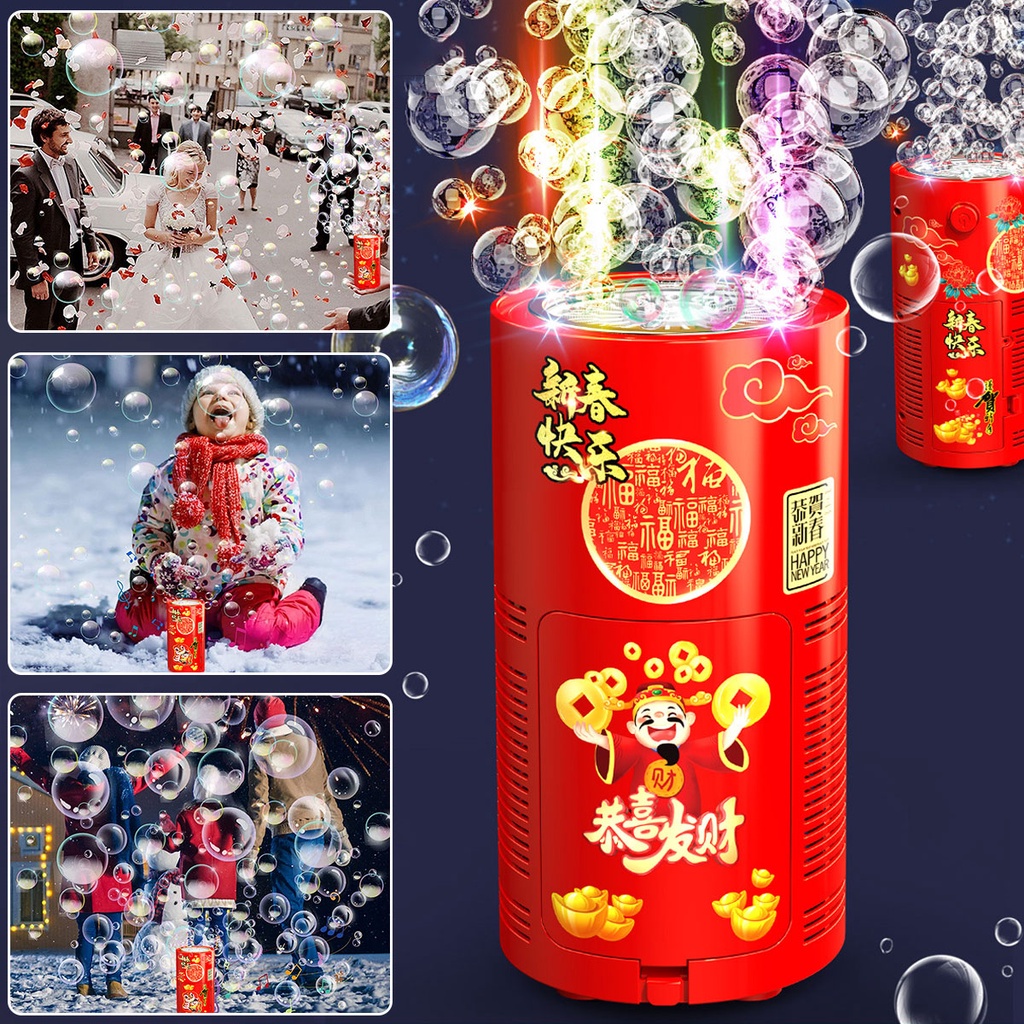 Bubble Blower for Kids Portable Electric Firework Bubble Machine Toys ...