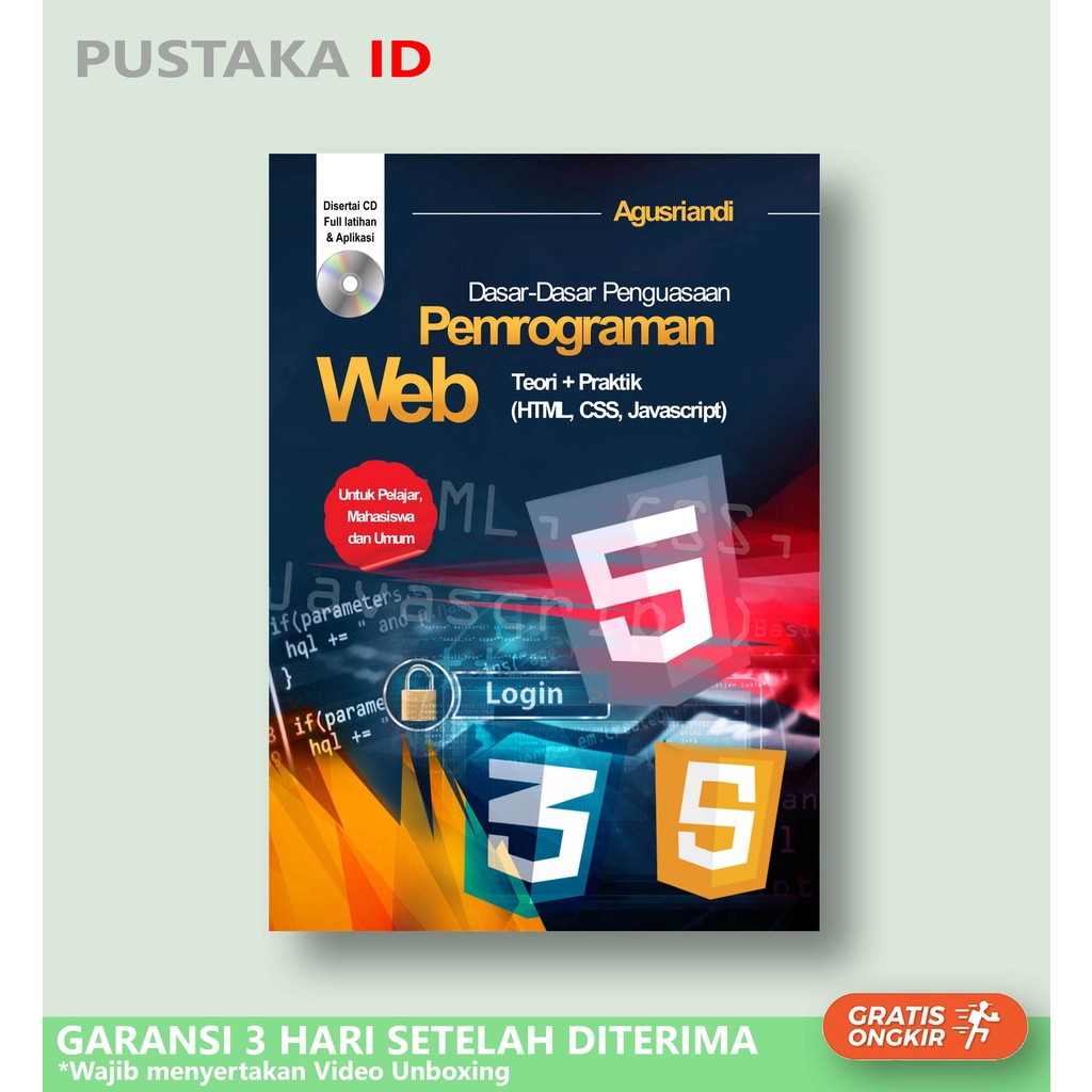 หนังสือพื้นฐานการเขียนโปรแกรมเว็บ: ทฤษฎี + ฝึก (HTML, CSS, Javascript) – พร้อมกับ CD - Agusrandi ...