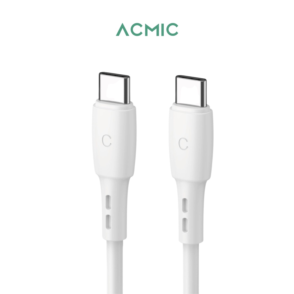 ACMIC สายชาร์จเร็วประเภท 3A PD60W [Type-C to C] PD20W Type-C to L ...