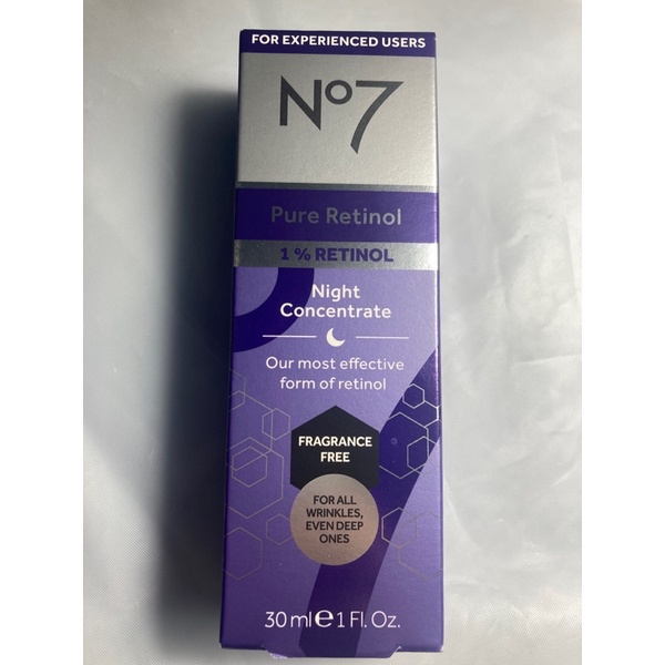 No7 pure retinol post retinal soother 50ml & No7 pure retinol 1% ...
