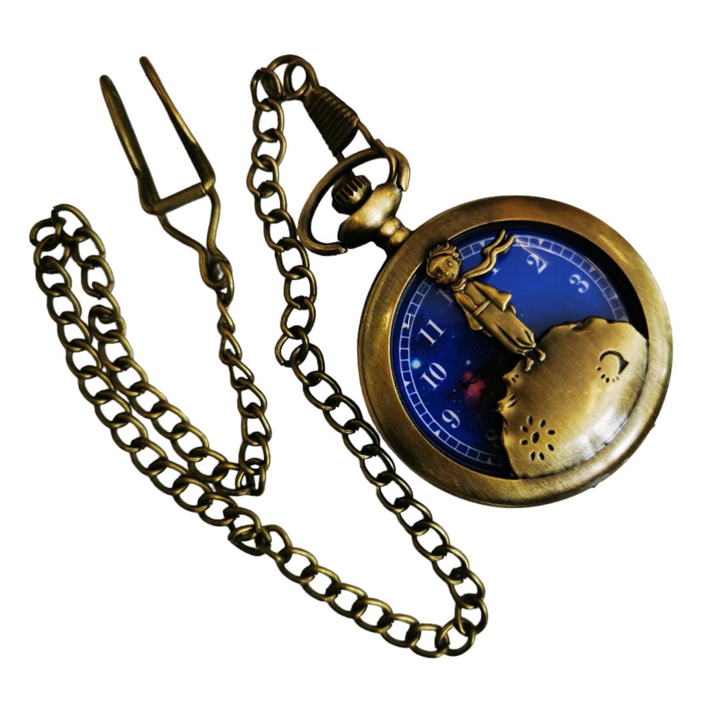นาฬิกาห้อยคอ นาฬิกาตลับ นาฬิกาสำหรับพกพา (ลายเจ้าชายน้อย) Little Prince ...