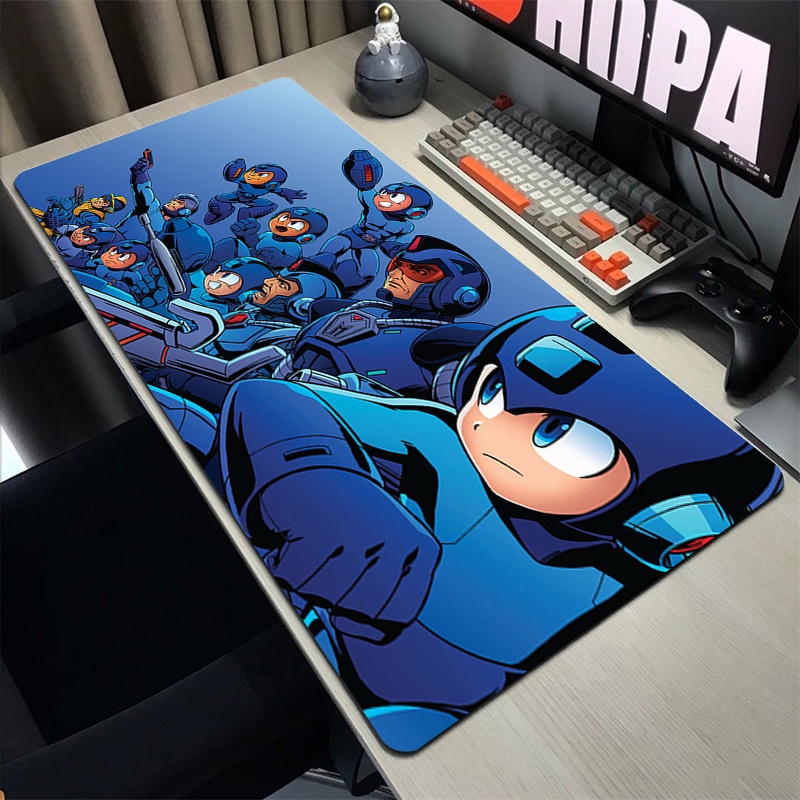 Megaman โต๊ะ Mousepad Xxl เมาส์สําหรับเล่นเกม Pad Pc Gamer อุปกรณ์เสริม ...