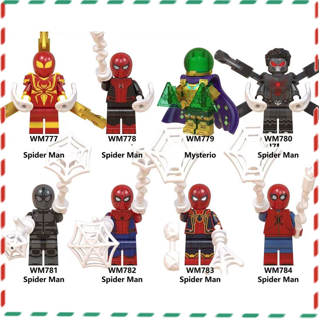 【Toy World】ของเล่นบล็อกตัวต่อ รูปฮีโร่มาร์เวล เสริมการเรียนรู้เด็ก ...