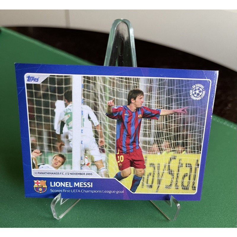 Topps 30 season, Lionel Messi, Scores first UCL goal | Shopee Thailand