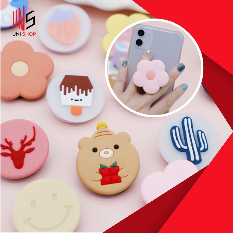 🔥ส่งด่วนใน 1 วัน🔥 กริ๊ปต็อก ลายการ์ตูน น่ารัก สำหรับติดโทรศัพท์มือถือ Giptok griptok popsocket ...