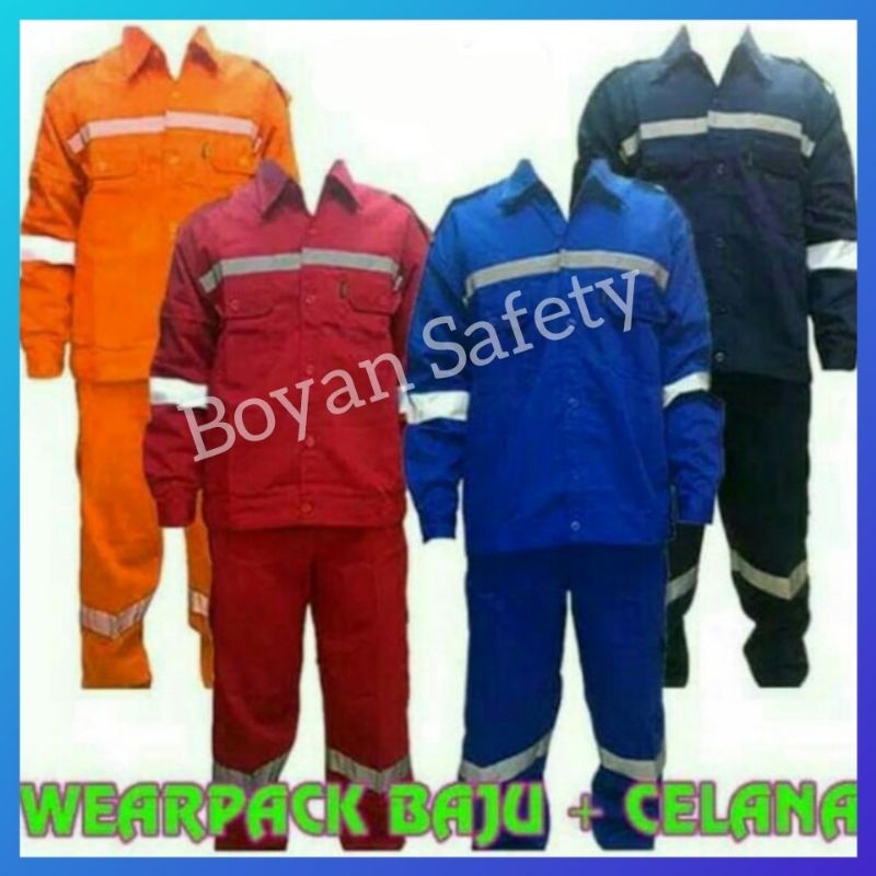 Safety WEARPACK COVERALL PROJECT FIELD WORK UNIFORM SET | Shopee Thailand