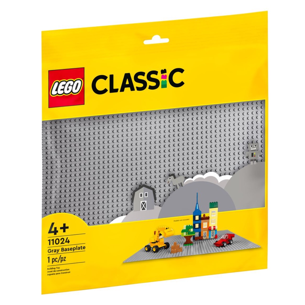 LEGO® Classic Gray Baseplate 11024 | Shopee Thailand